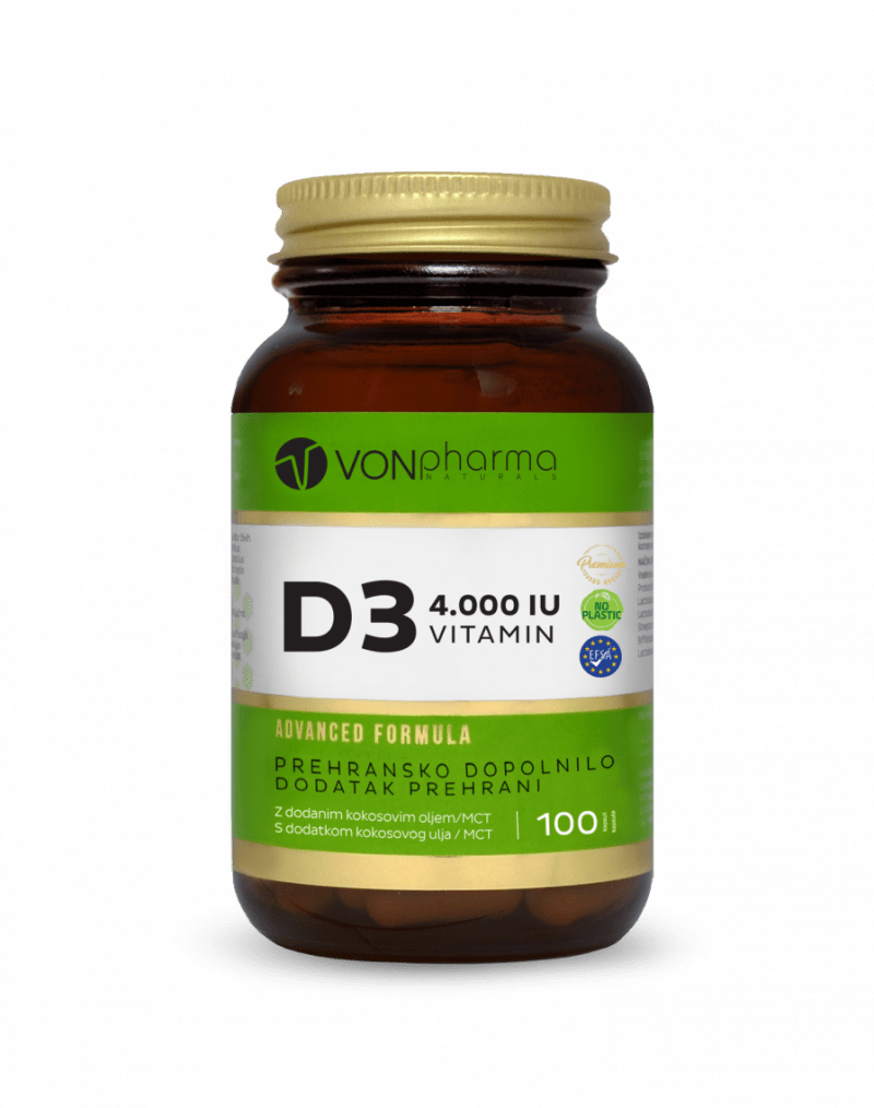 Vitamin D3 4000 IU kapsule Vonpharma - Suban